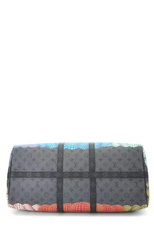 LOUIS VUITTON Yayoi Kusama X Monogram Eclipse Pumpkin Dots Keepall Bandouliere 55