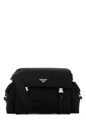 Prada Re-nylon Explore Shoulder Bag - Black