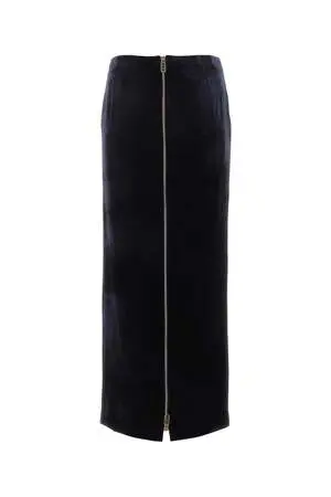 Fendi Midnight Velvet Skirt