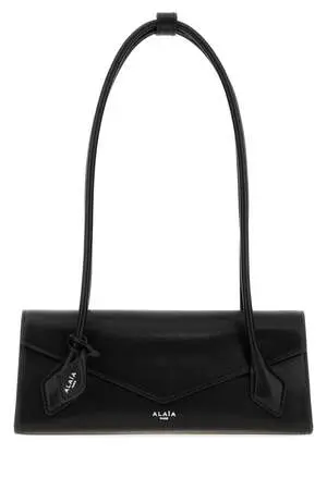 Alaïa Leather Small Le Teckel Shoulder Bag - Black