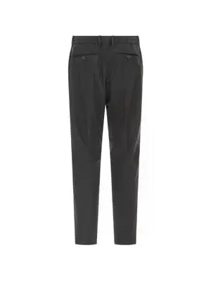 CRUNA Mitte Pleated Trousers - Black