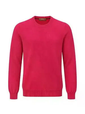 CRUNA Camargue Crew-neck Raglan-sleeve Sweater - Pink