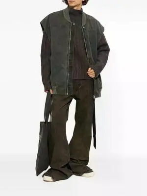 Rick Owens Jumbo Flight Oversized Denim Vest