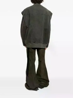Rick Owens Jumbo Flight Oversized Denim Vest