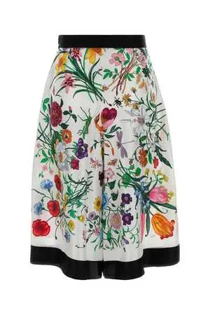 Gucci Printed Twill Bermuda Shorts