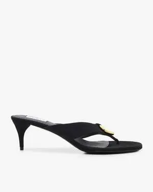 Alaïa Tong 55 Embellished Mule Sandals - Black