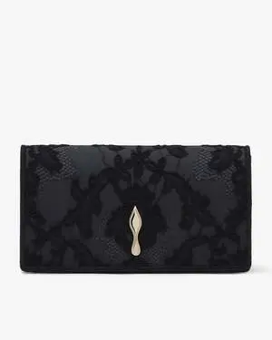 CHRISTIAN LOUBOUTIN Bettina Crepe Satin Clutch