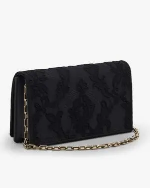 CHRISTIAN LOUBOUTIN Bettina Crepe Satin Clutch