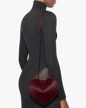 Alaïa Le Coeur Cerise Crossbody Bag - Red