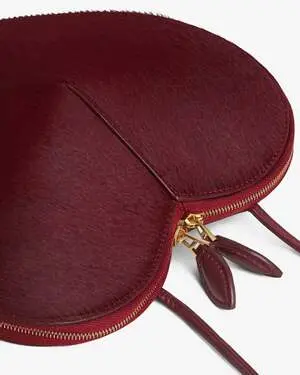 Alaïa Le Coeur Cerise Crossbody Bag - Red