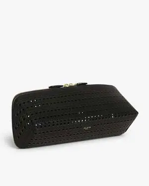 Alaïa Delta Perforated Vienne Clutch