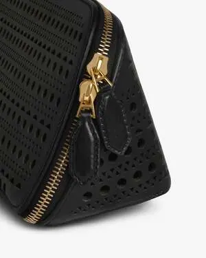 Alaïa Delta Perforated Vienne Clutch