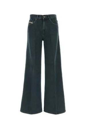 DIESEL® Denim D-akemi Wide-leg Jeans - Blue