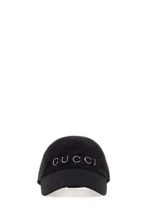 Gucci Cotton Baseball Cap - Black