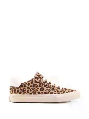 HIDE&JACK Toby Leopard-print Sneakers - Brown