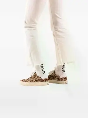 HIDE&JACK Toby Leopard-print Sneakers