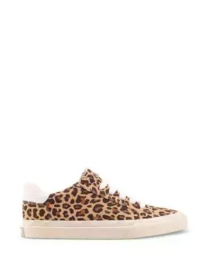 HIDE&JACK Toby Leopard-print Sneakers - Brown