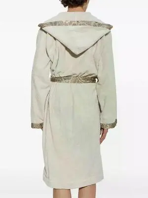 Etro Paisley-trim Hooded Bathrobe