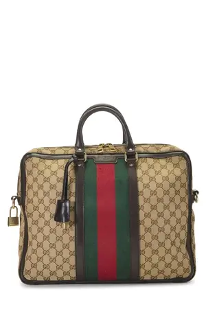 Gucci Original Gg Web Briefcase