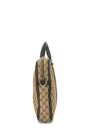 Gucci Original Gg Web Briefcase