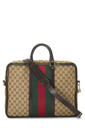 Gucci Original Gg Web Briefcase