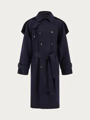 FERRAGAMO Overwool And Cashmere Coat