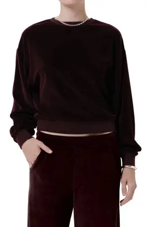 Citizens Of Humanity Vintage Crewneck Sweatshirt - Burgundy