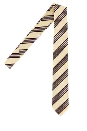 Dries Van Noten Embroidered Silk Tie