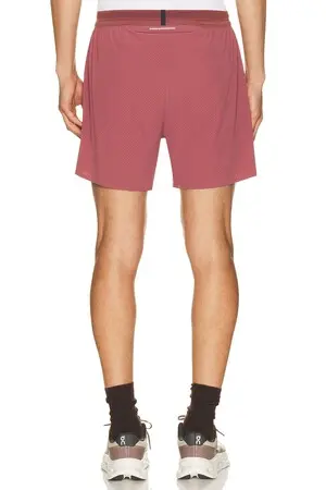 On 5 Performance Shorts In Red