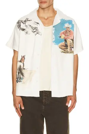 ONE OF THESE DAYS El Capitan Camp Shirt In Cream