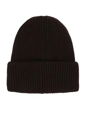 Moncler Beanie In Chocolate - Brown