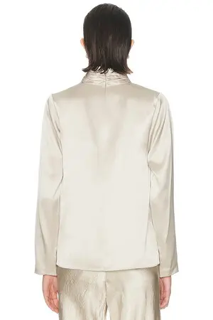 HEIRLOME Sybil Top In Metallic - Silver