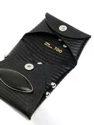 Toga Lizard-effect Embellished Coin Purse