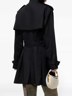 Burberry Short Wool Trench Coat