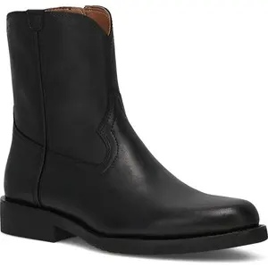 THE FRYE COMPANY Wyatt Inside Zip Western Boot - Black