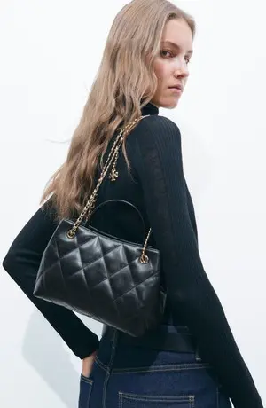 Tory Burch Fleming Small Leather Carryall