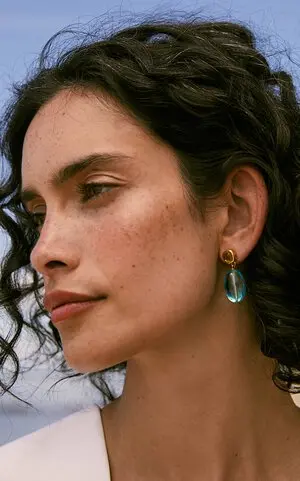 LIZZIE FORTUNATO Grove Earrings In Capri