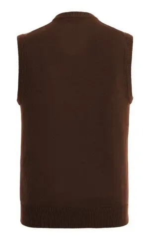Michael Kors V-neck Cashmere Vest - Brown
