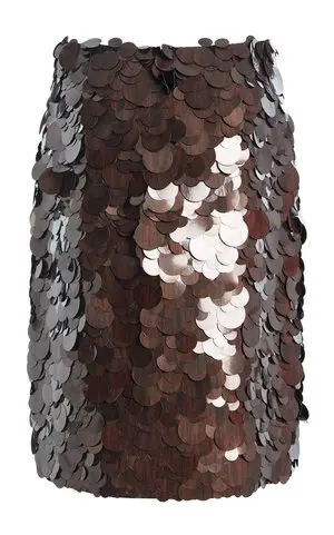 Michael Kors Wool Sequined Midi Skirt