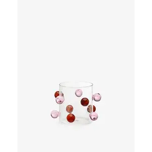 ANNA + NINA Berry Glass Tealight Holder - Multi