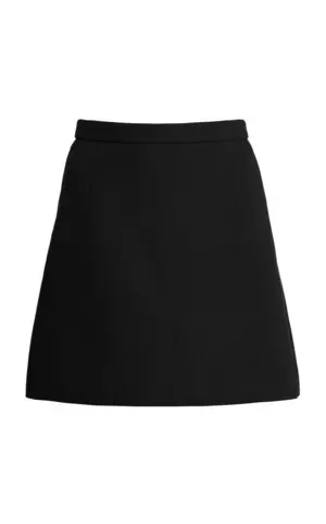 MICHAEL KORS Flared Cotton-Blend Mini Skirt