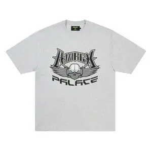 PALACE X Avirex T-shirt 'grey Marl' Grey