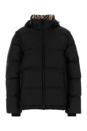 Burberry Polyester Down Jacket - Black