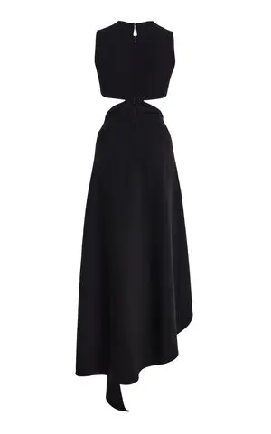 Michael Kors Cutout Stretch-wool Midi Dress
