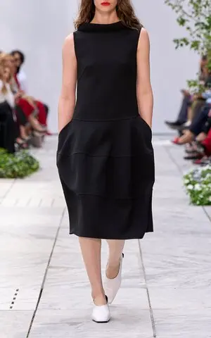 Michael Kors Bubble Cotton-blend Midi Dress