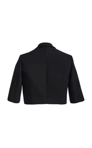 Michael Kors Bolero Cropped Wool-blend Blazer