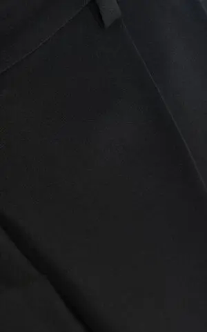 Prabal Gurung Four-ply Silk Crepe Tailored Straight Leg Pants - Black