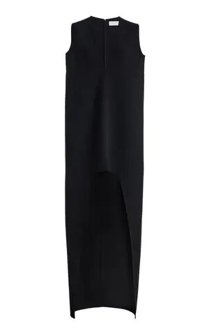 Michael Kors High-low Wool Gown