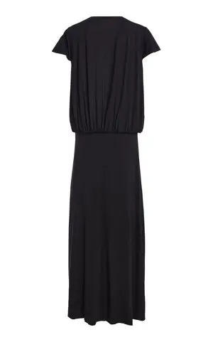 MEL USINE Lucia Draped Garden Maxi Dress