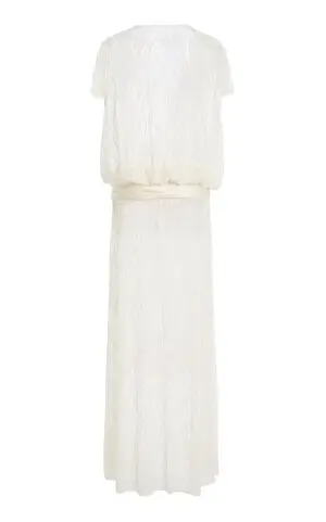 MEL USINE Rouen Cotton-blend Draped Garden Dress
